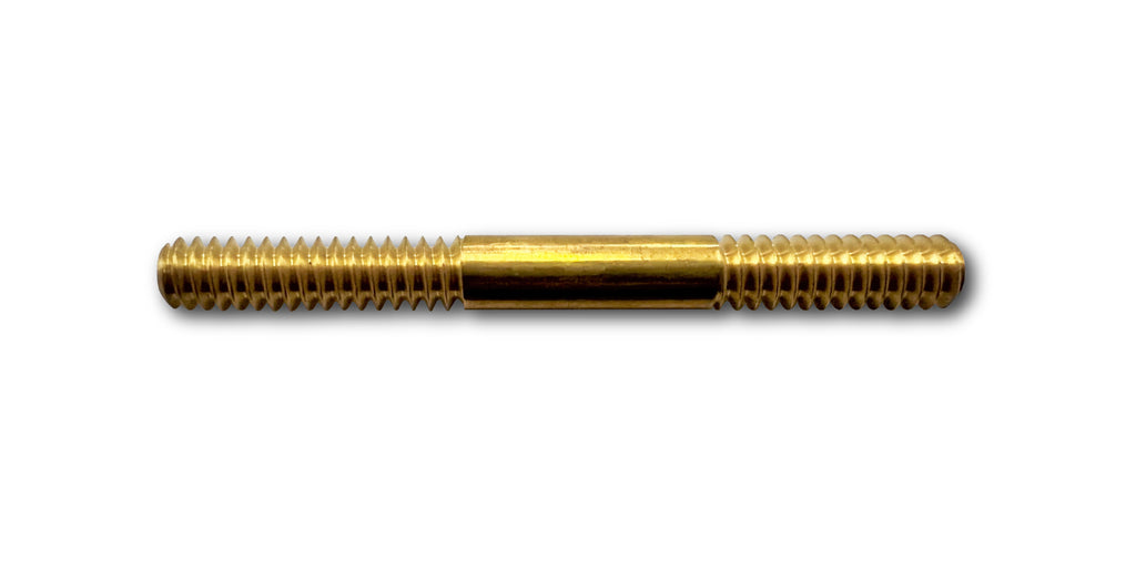 Joint Screw JS6B 5/16"-14 x 5/16"-14 x 3" Brass – Prather Custom Cue Parts